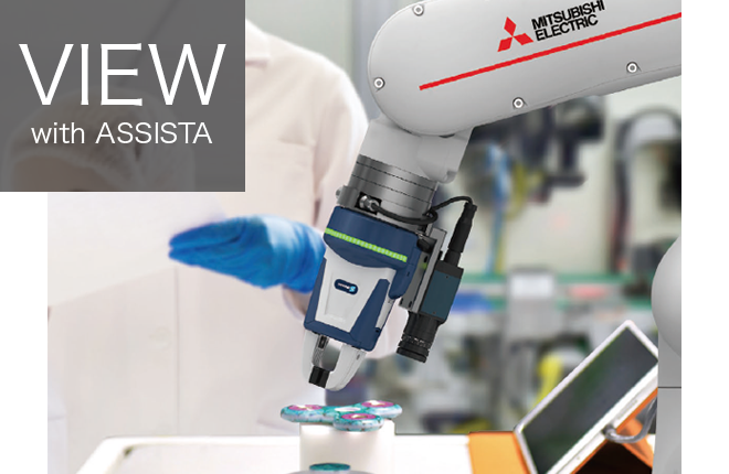 Vision camera with ASSISTA | Collaborative robot MELFA ASSISTA| Products | MITSUBISHI ELECTRIC ...
