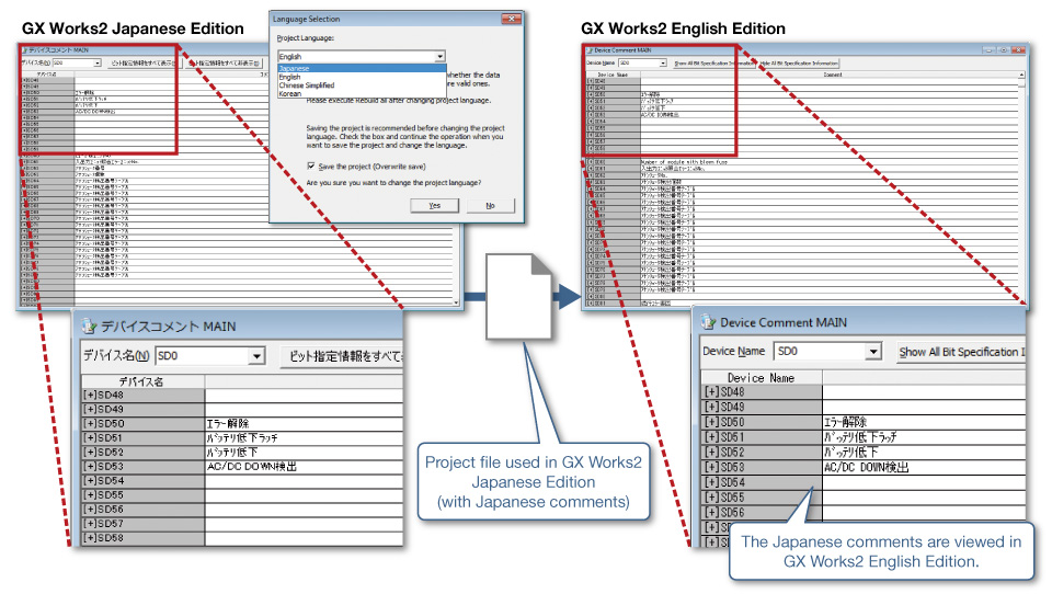 Comment Improving design and debug efficiency | GX Works2 ...