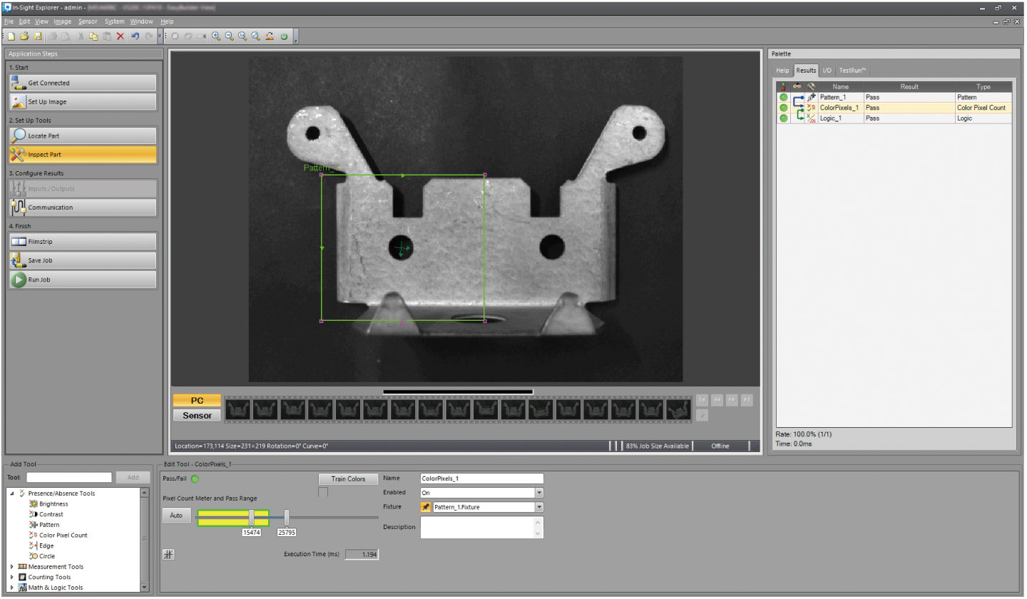 Công cụ cấu hình | Cảm biến hình ảnh MELSENSOR | Sản phẩm | MITSUBISHI ELECTRIC Tự động hóa nhà máy